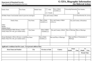 Formulario G-325A ¿Qué es? ¿Cómo llenarlo correctamente?